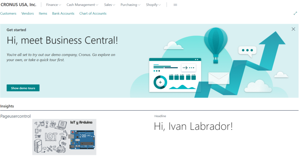 How to Create and use the Control Add-In in Business Central - Ivan ...